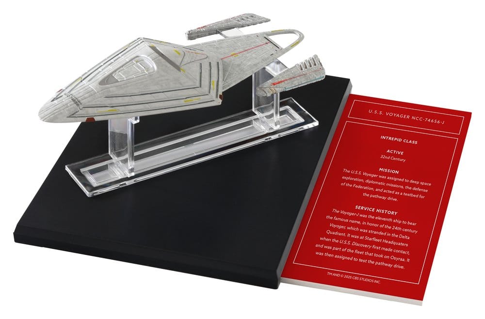 Star Trek Library Die-Cast U.S.S. Voyager NCC-74656-J 10 cm ...